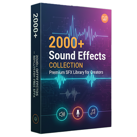 2000+ SOUND EFFECTS COLLECTION PREMIUM SFX LIBRARY FOR CREATORS - Ragoved