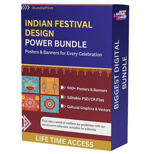 INDIAN FESTIVAL DESIGN POWER BUNDLE – POSTERS & BANNERS - Ragoved